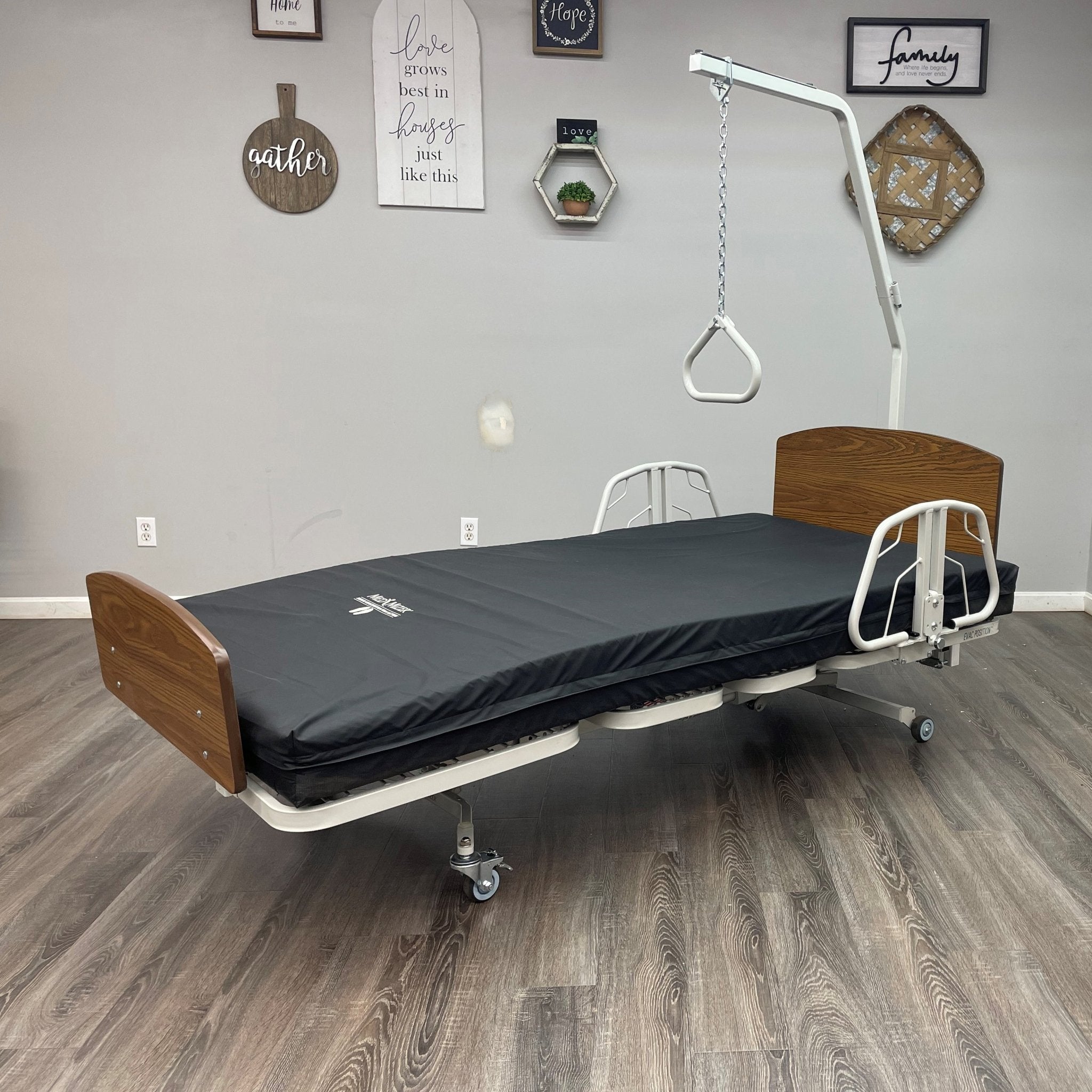 Professional Wall-Hugging, Motorized High Low Hospital Bed – Wound Care ...